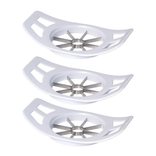 3x Cuisena Apple Fruit Corer & Slicer Home/Kitchen Handheld Wedge ...