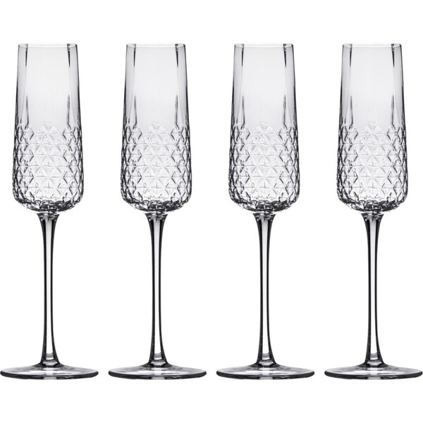 4pc Tempa Jasper 200ml Crystal Champagne Glass Party Glassware Wine ...