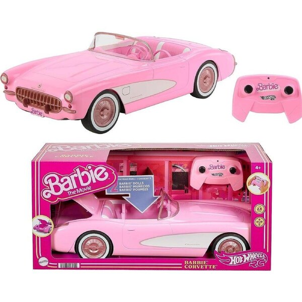Barbie The Movie Hot Wheels RC Barbie Corvette | Woolworths