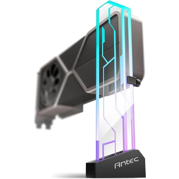 Antec RGB Graphics Card Support Bracket With 3-Pin RGB Connector ...
