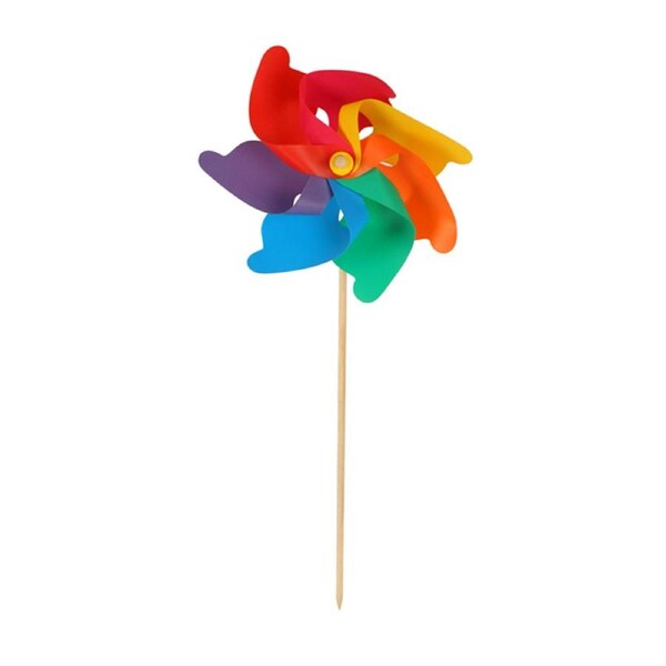 Yard Master Extra Tall 100cm Plastic Spin Windmill On Stick Outdoor ...