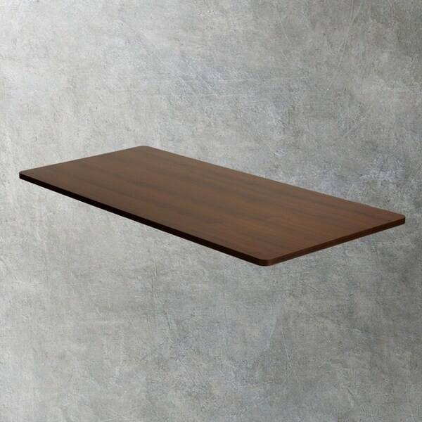 Oikiture 160cm Desk Top Electric Desk Board Computer Table Walnut ...