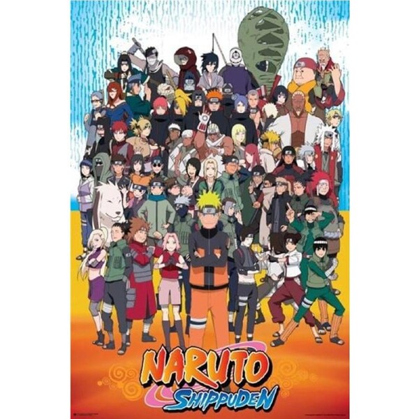 Naruto Shippuden Cast Poster | Woolworths