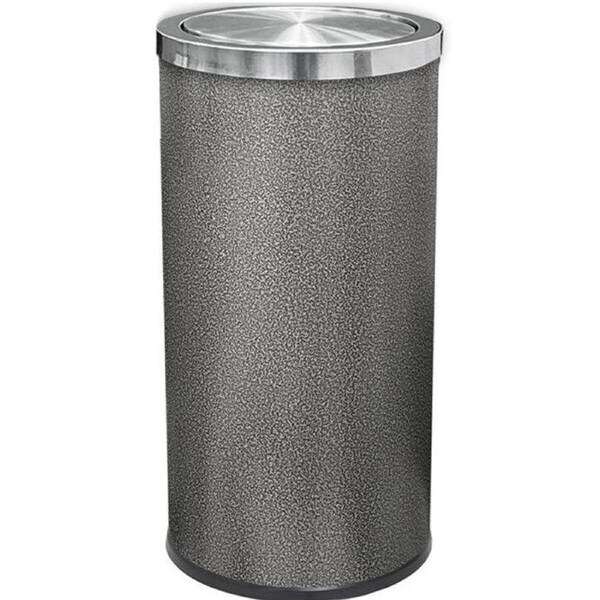 Compass Swing Lid Waste Bin 30 Litre Hammertone | Woolworths