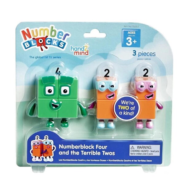 Numberblocks Four and the Terrible Twos Figure Set | Woolworths