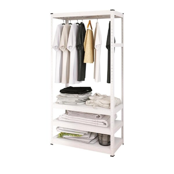 Kylin Wardrobe Storage Shelf Clothes Rack Garment Closet Storage ...