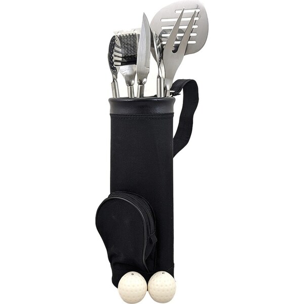 8pc Golf Themed BBQ/Barbecue Novelty Cooking Tools With Salt/Pepper ...