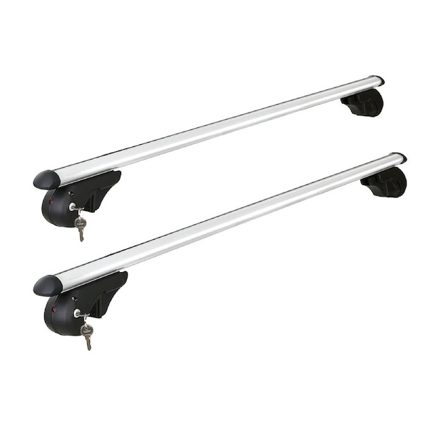 Universal Car Roof Rack Cross Bars Aluminium Carrier Silver - Up to ...