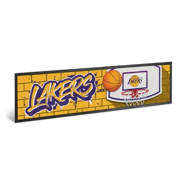NBA LA Lakers Basketball Bar Runner Mat | Woolworths