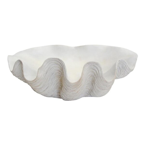 Decorative 66cm Resin Giant Clam Shell/Trinket Tabletop Display Home ...