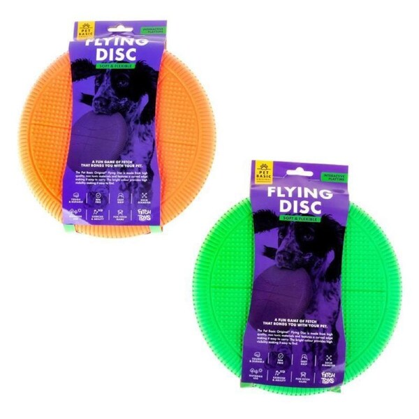Dog Flying Disc Game Pet Toy Dog Flying Plate Training Interactive 23cm ...