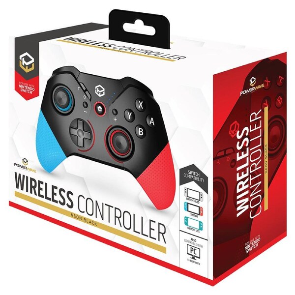 Powerwave Switch Wireless Controller Black Neon | Woolworths