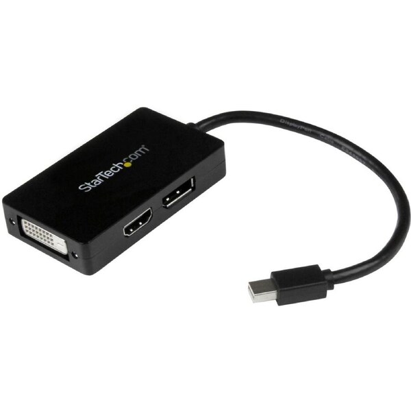 StarTech.com Travel A/V adapter - 3-in-1 Mini DisplayPort to ...