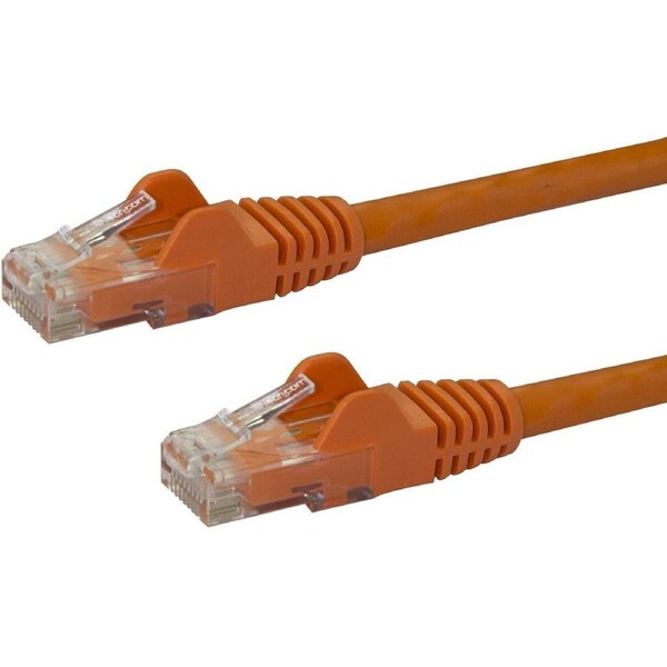 StarTech.com 2m CAT6 Ethernet Cable - Orange Snagless Gigabit - 100W ...