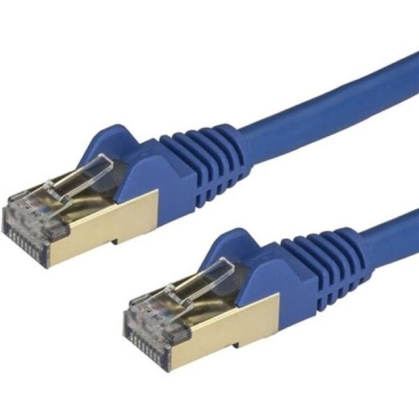 StarTech.com 1.5 m CAT6a Cable - Blue - RJ45 Snagless Connectors ...