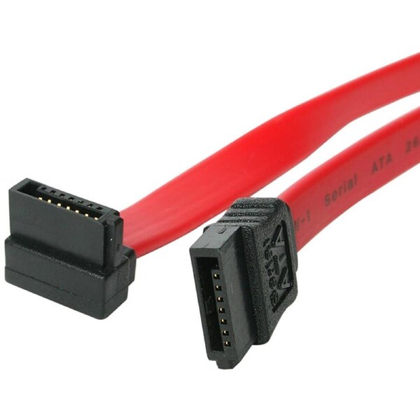 StarTech.com 24in SATA to Right Angle SATA Serial ATA Cable - First End ...
