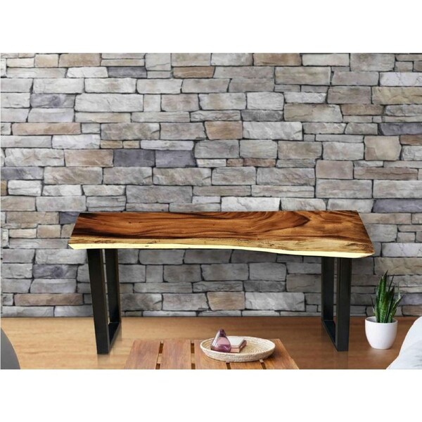 Bench seat or low set console table, hallway table Raintree Wood 1.5 Meter 150cm-model OS25 ...