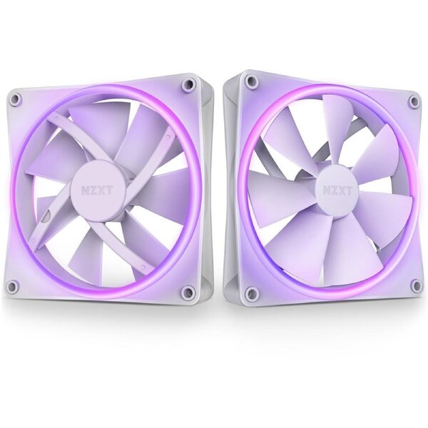 NZXT F140 RGB Core RF-C14DF-W1 2 pc(s) Cooling Fan - 140 mm Maximum Fan ...