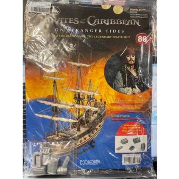 Pirates of the Caribbean - Build The Black Pearl Issue 86 part works ...