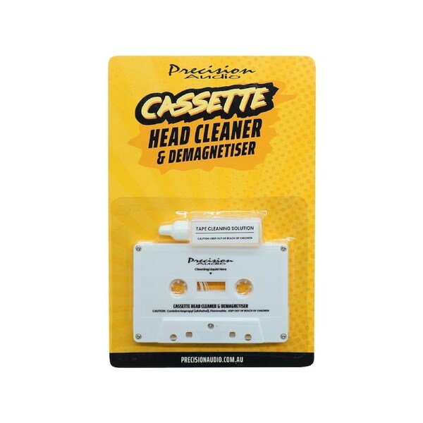 Cassette Head Cleaner & Demagnitiser Tape Radio Cassette Player ...