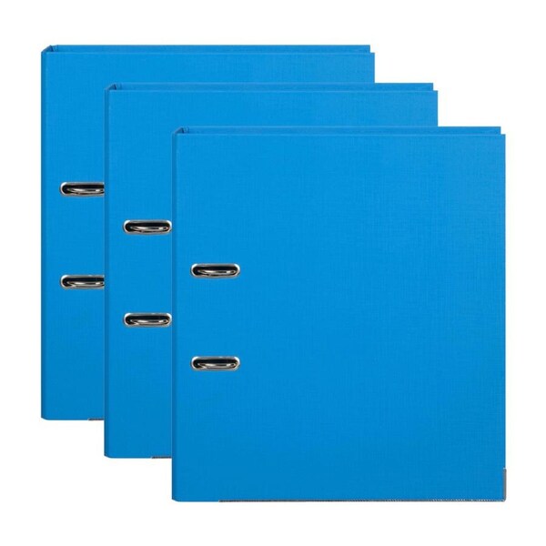 3x Marbig PE Lever Arch File Folder A4 Document Filing Organiser Holder ...