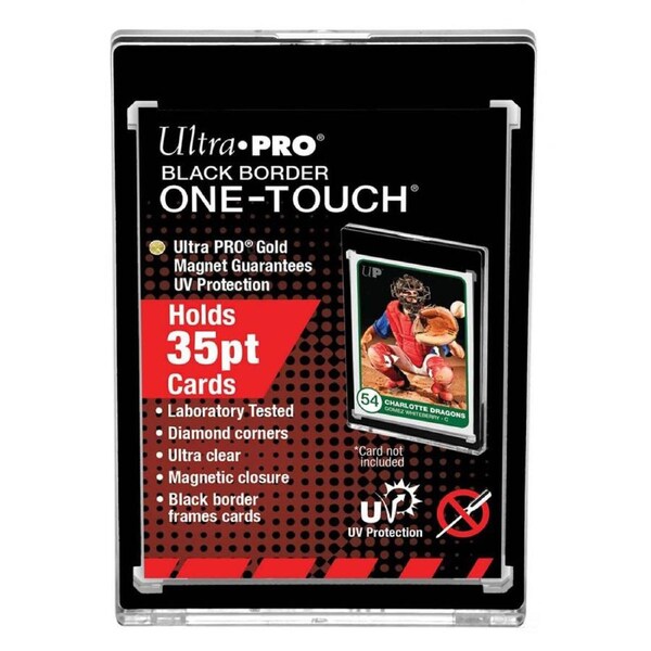 ULTRA PRO ONE TOUCH - 35PT BLACK BORDER w/Magnetic Closure | Woolworths