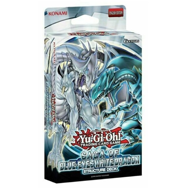 YuGiOh! Saga of the Blue Eyes White Dragon Unlimited Reprint Structure Deck | Woolworths