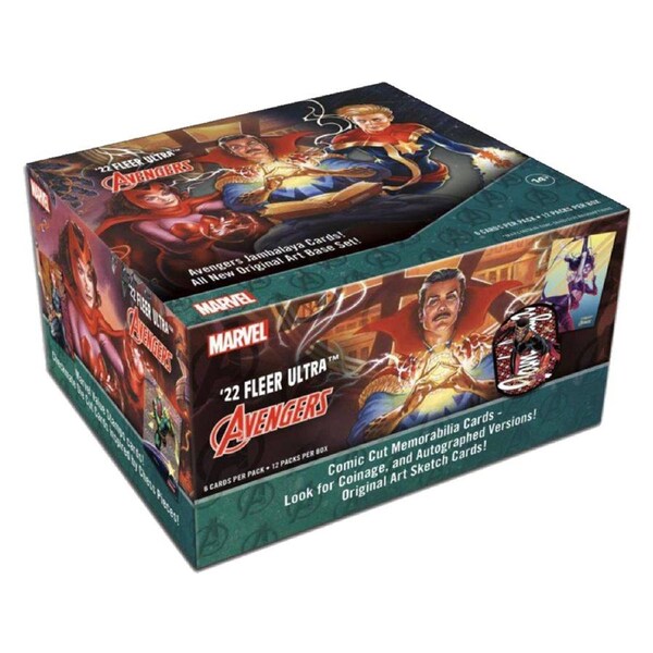 Upper Deck Marvel Comics 2022 Fleer Ultra Avengers Trading Cards Display | Woolworths