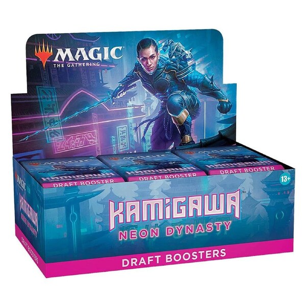 Magic Kamigawa Neon Dynasty Draft Booster Box MTG | Woolworths