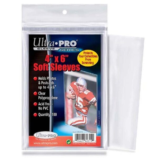 Ultra Pro Sleeve Series 4" X 6" Soft Sleeve 100pk | Woolworths