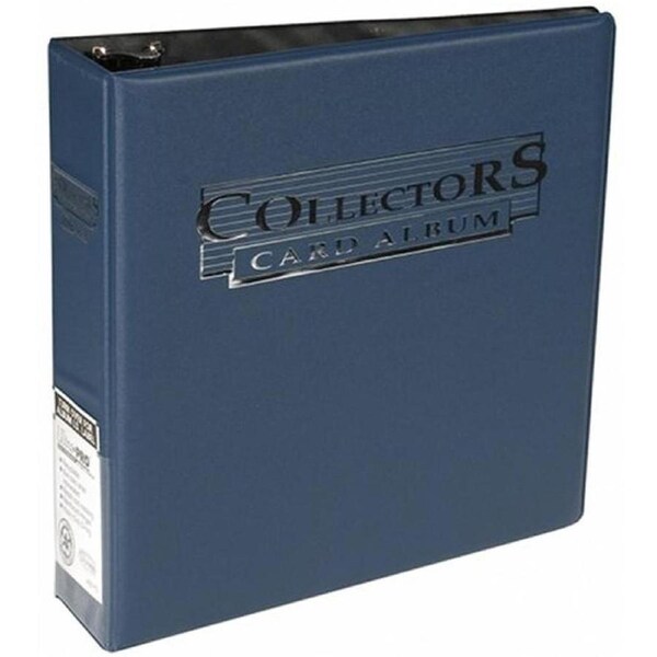 ULTRA PRO 3" ALBUM RING Navy Blue BINDER w/ 100 PLAT. 9 POCKET PAGES ...