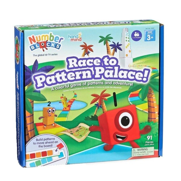 Numberblocks Race to Pattern Palace Board Game | Woolworths