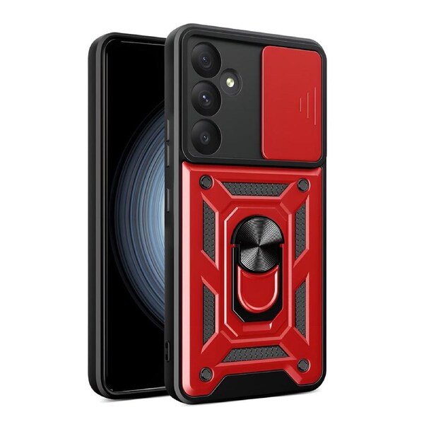 For Samsung Galaxy A55 5G Case Shockproof Shielding Cover, Metal Ring ...