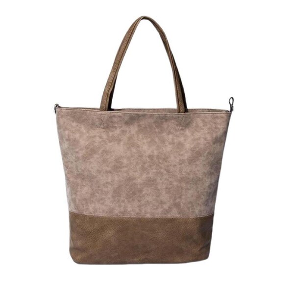 Nevenka Tote Bag Soft Leather Large Capacity Bucket Handbags for Women ...