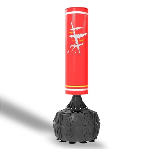 170cm Heavy Boxing Punching Bag Sandbag Free Standing Speed Dummy GYM ...