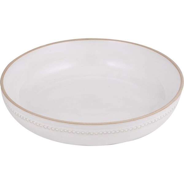 Ladelle Cameo Stoneware 28.5cm Serving Bowl/Round Food Dinner Dish ...