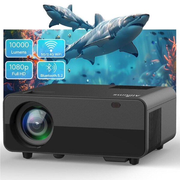 ALLIUMS Mini Portable Projector with 1080p Full HD Resolution, AP-25B ...