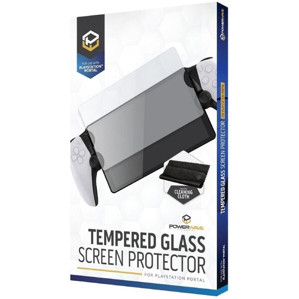 Powerwave Tempered Glass Screen Protector for PlayStation Portal ...