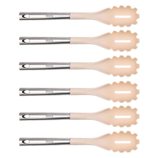6x Porto Zest Stainless Steel 40cm Spaghetti Server Kitchen Cooking ...