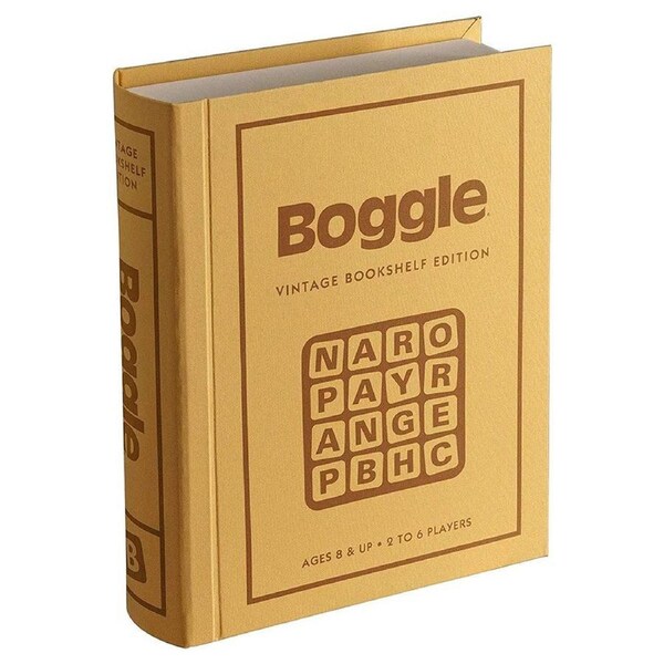 Boggle Vintage Bookshelf Edition Board Game | Woolworths
