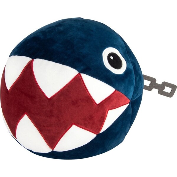 Mocchi Mocchi Mega Nintendo Mario Chain Chomp Plush Filling Soft Cuddle Toy 3Y+ | Woolworths