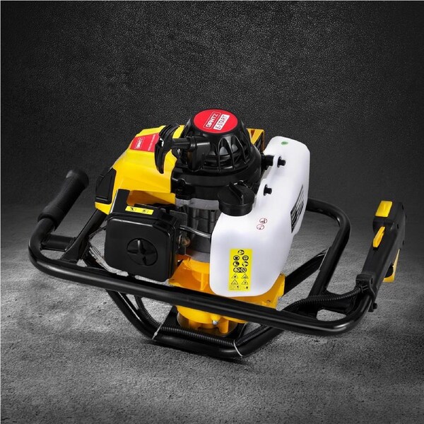 63CC Giantz Post Hole Digger Motor Only Petrol Engine Yellow | Woolworths