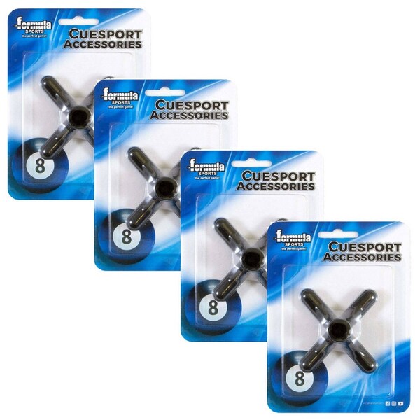 4x Formula Sports Cue Stick Tip Nylon X Rest/Snooker Head Protector ...