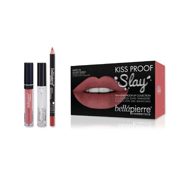 Kiss Proof Slay Kit - 7 Shades - Bellapierre Mineral Makeup - 40s Red ...