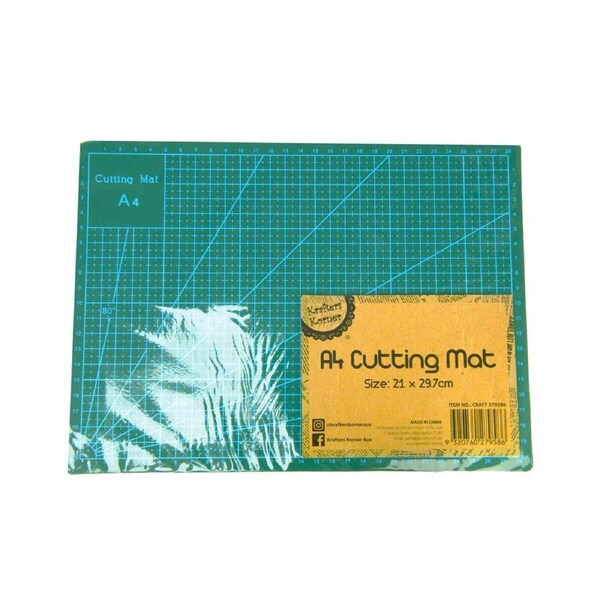 Krafters Korner Craft & Hobby Cutting Mat - Size A4 - Double Sided 21 x ...