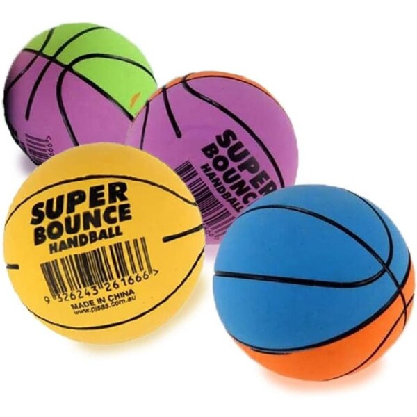 [4PK] Bounce Sport Hand Ball Assorted Colours 6cm | Woolworths