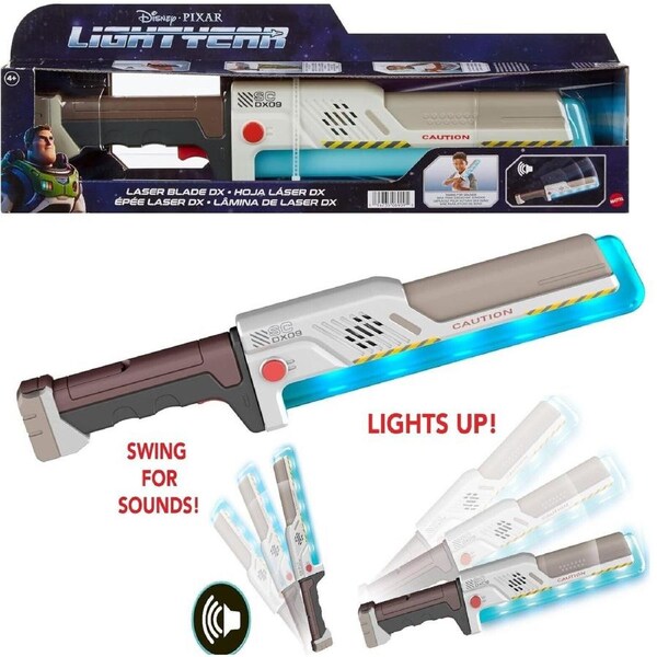 Buzz Lightyear Laser Blade DX Costume New Toy Movie Machete With Lights ...