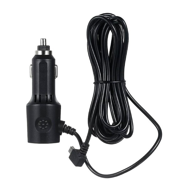 Elinz Car Adapter Charger for Dash Camera Power Cord Micro USB 3.5m 12V ...