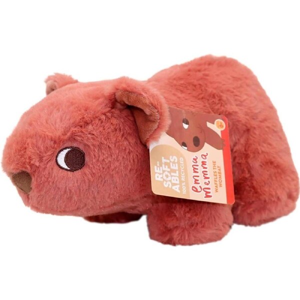 Resoftables - Emma Memma Wombat Plush 10-inch | Woolworths