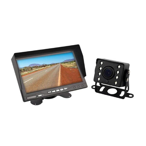 Aussie Traveller Rear View Square Camera Kit, Black | Woolworths